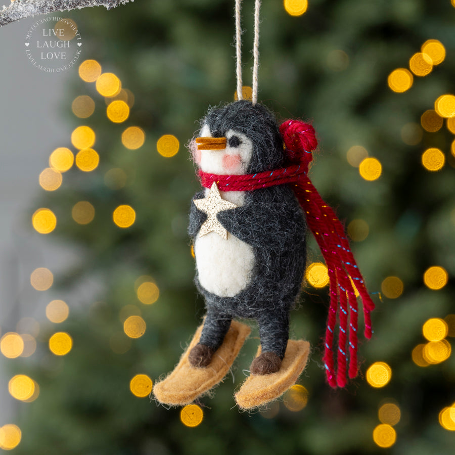 Penguin Ornaments Festive Penguin Gallery Thea