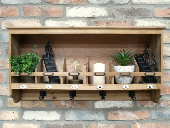 Wall Shelves Rustic Look