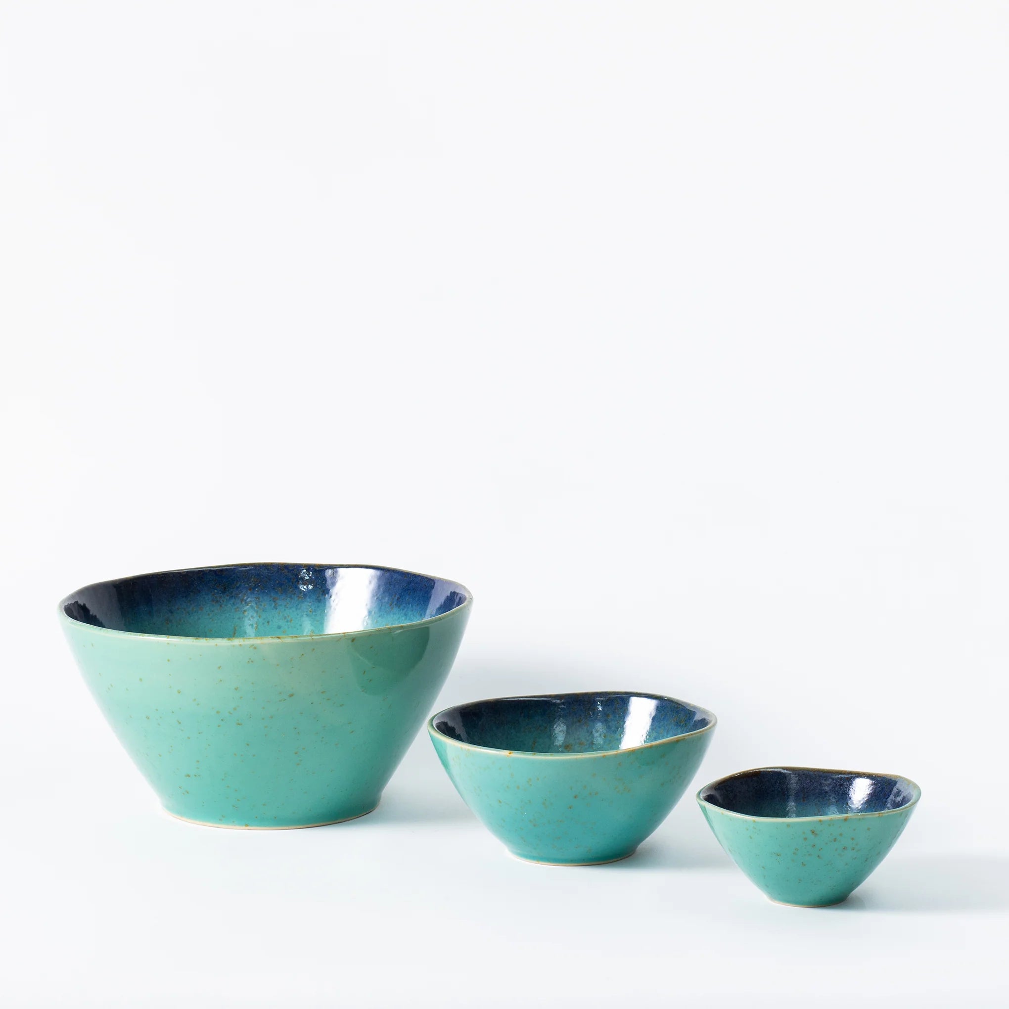 Turquoise Ceramic Bowls – Stylish Serveware – LIVE LAUGH LOVE LIMITED