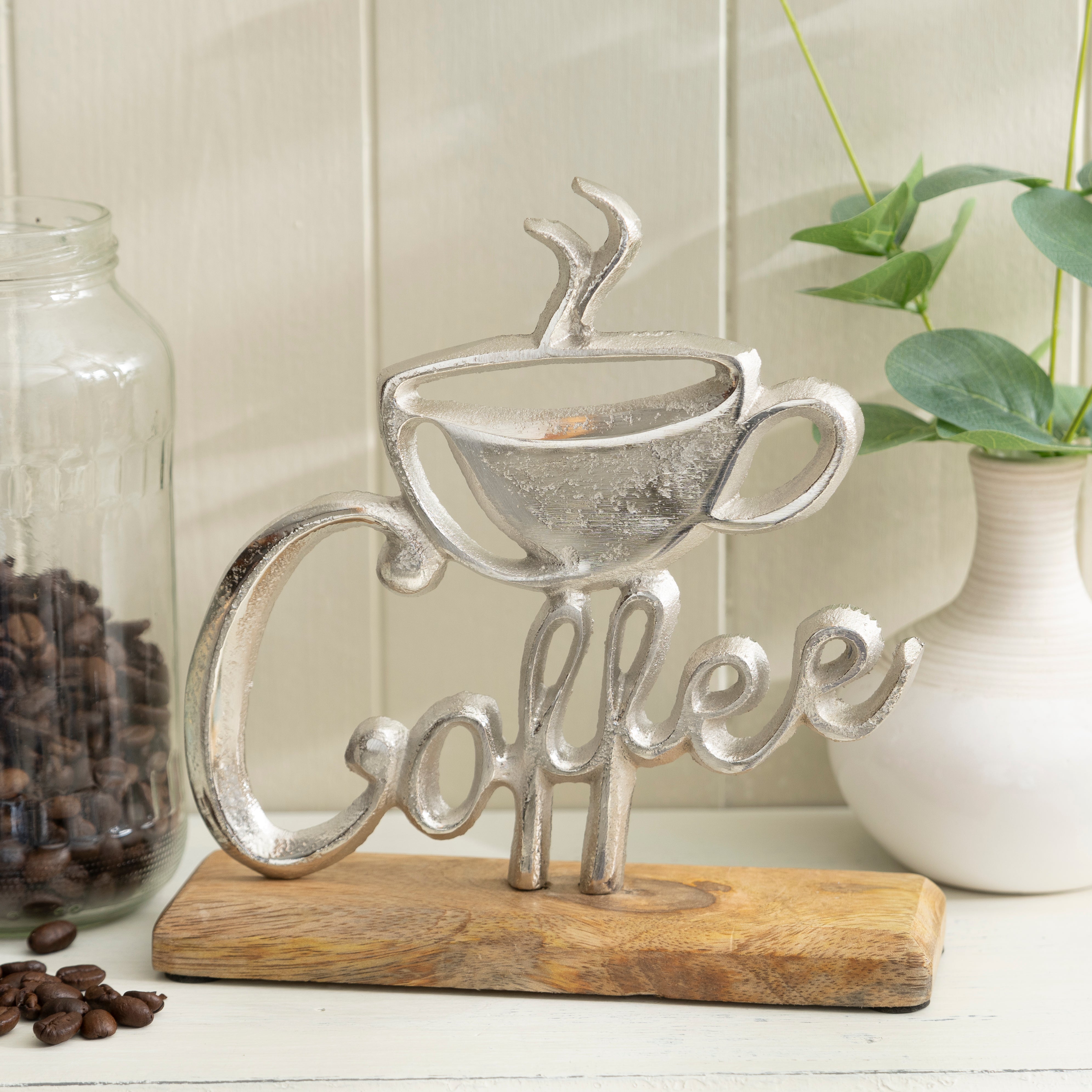 Rustic Metal Coffee Sign - Kitchen Decor – LIVE LAUGH LOVE LIMITED