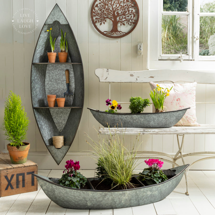 Nautical Driftwood Wall Shelf - Seaside Decor – LIVE LAUGH LOVE LIMITED