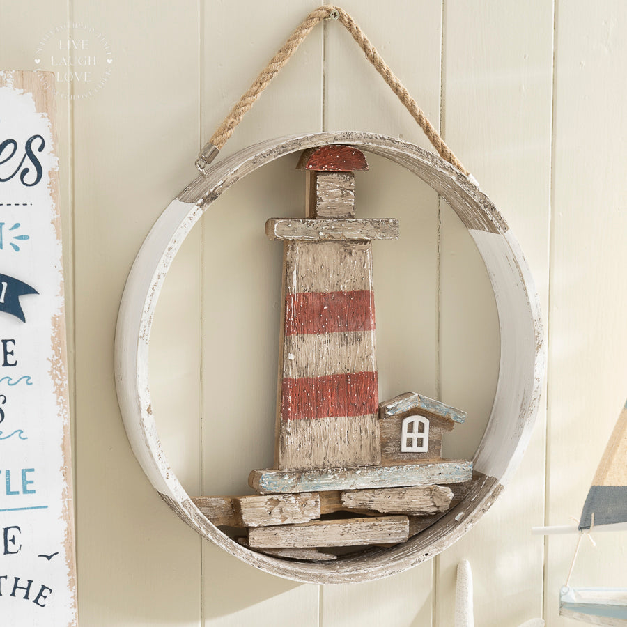 Coastal Lighthouse Hanging Wall Décor – LIVE LAUGH LOVE LIMITED