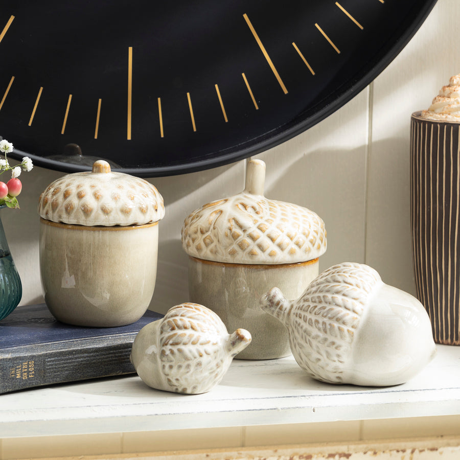 Decorative Ceramic Acorn Ornaments – LIVE LAUGH LOVE LIMITED