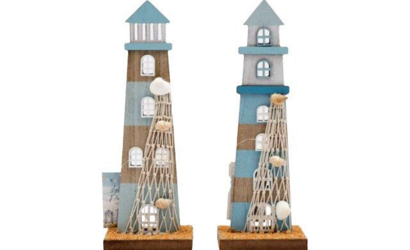 Nautical Lighthouse Decor | Coastal Shelf Accent – LIVE LAUGH LOVE LIMITED