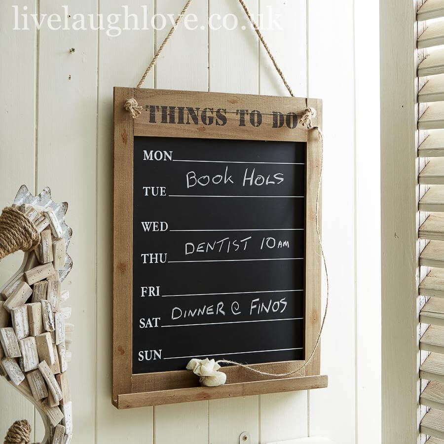 Weekly Planner and Thing To Do Blackboard| Live Laugh Love – LIVE LAUGH ...